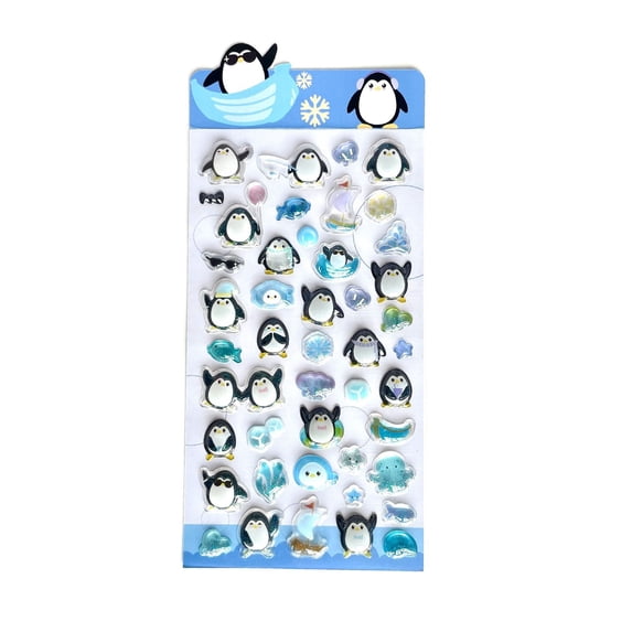 Glitters Crystal Sticker Plastic Texture for Kids Creative Art Crafts ...