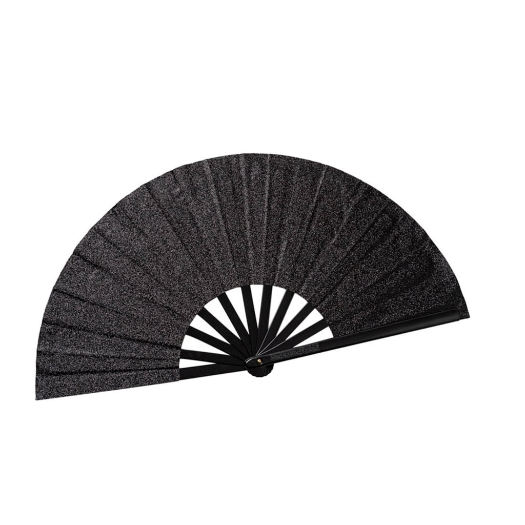 Glitters Hand Fan Large Raves Folding Hand Fan for Concert, Party ...