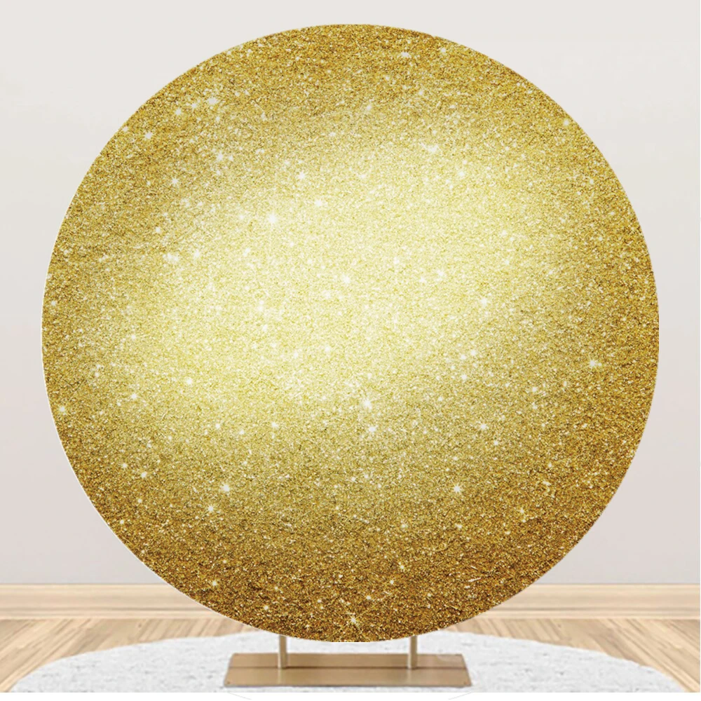Glitters Light Bokeh Round Backdrop Cover White Black Circle Wedding ...