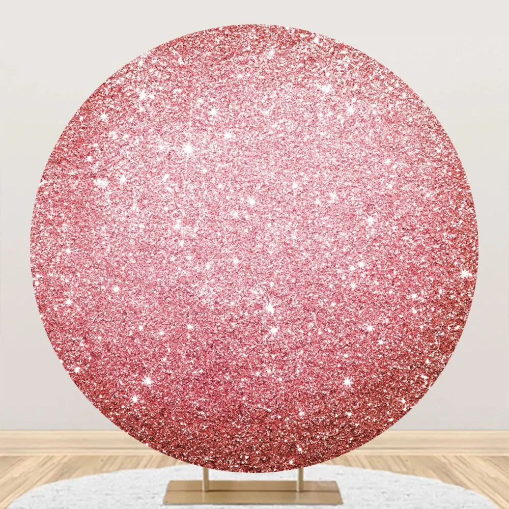 Glitters Light Bokeh Round Backdrop Cover White Black Circle Wedding ...