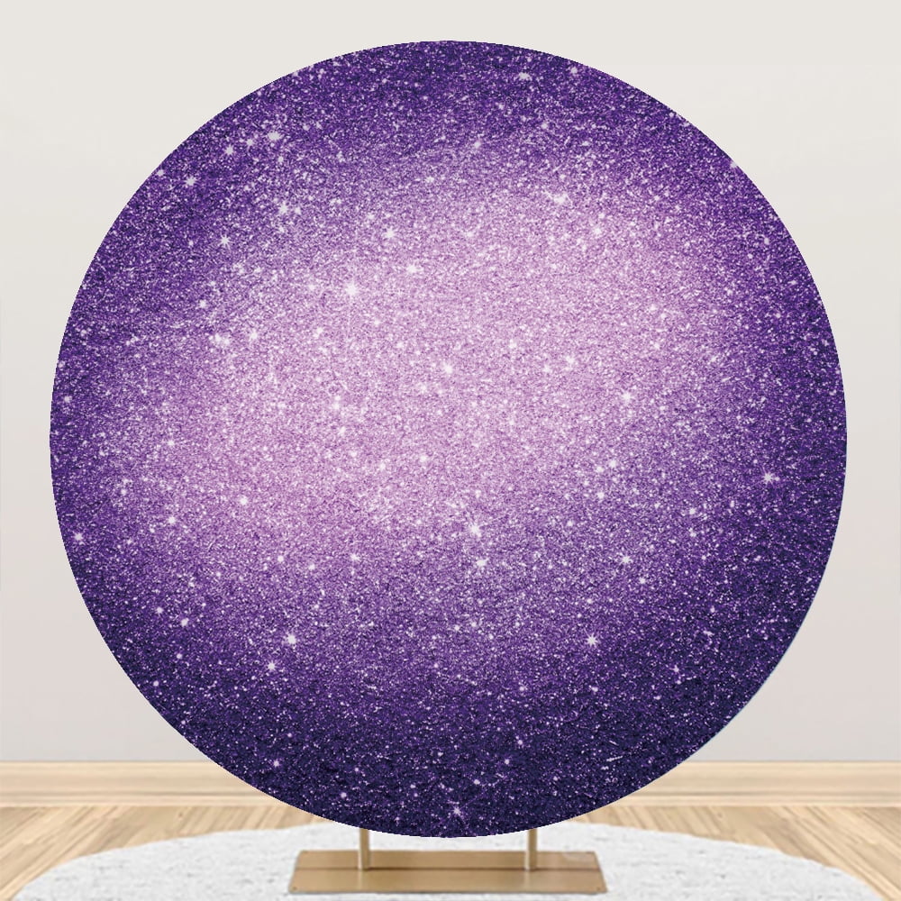 Glitters Light Round Backdrop Cover Gold Silver Shiny Wedding Birthday ...