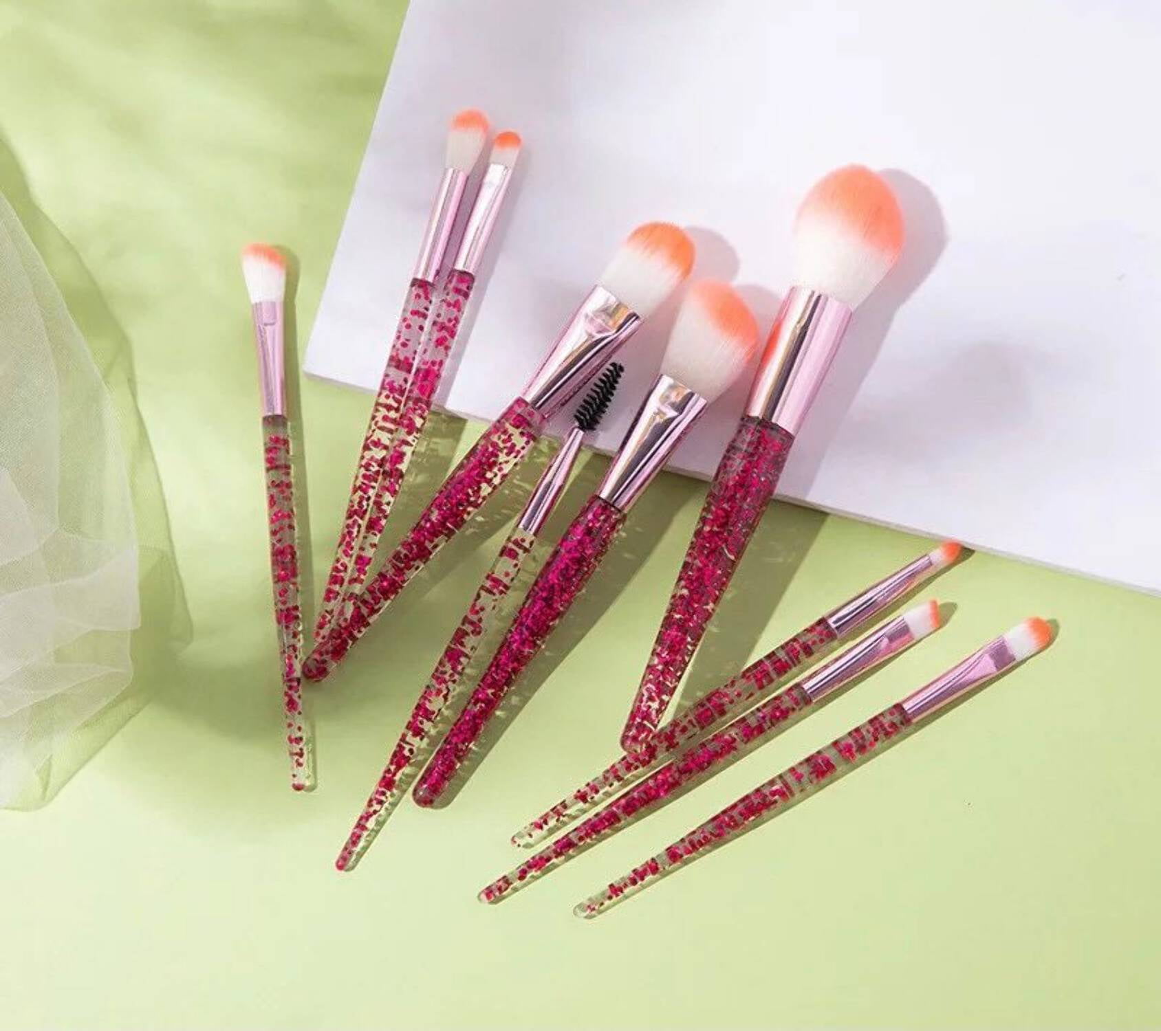 Glittery Glam Cosmetic Makeup Brush Set 5pc - Walmart.com