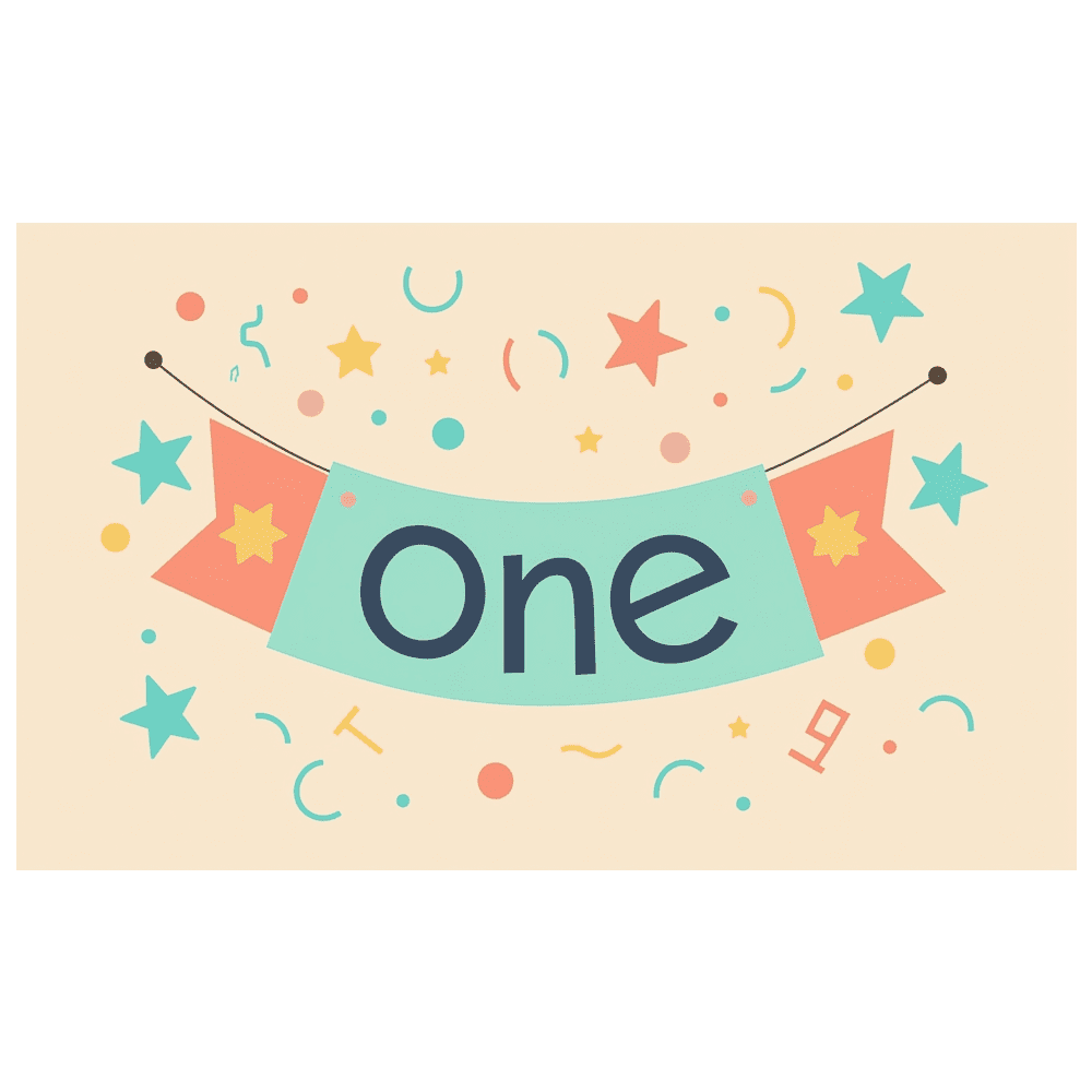 Glittery Gold One Letter Banner for First Birthday Party Backdrop Party ...