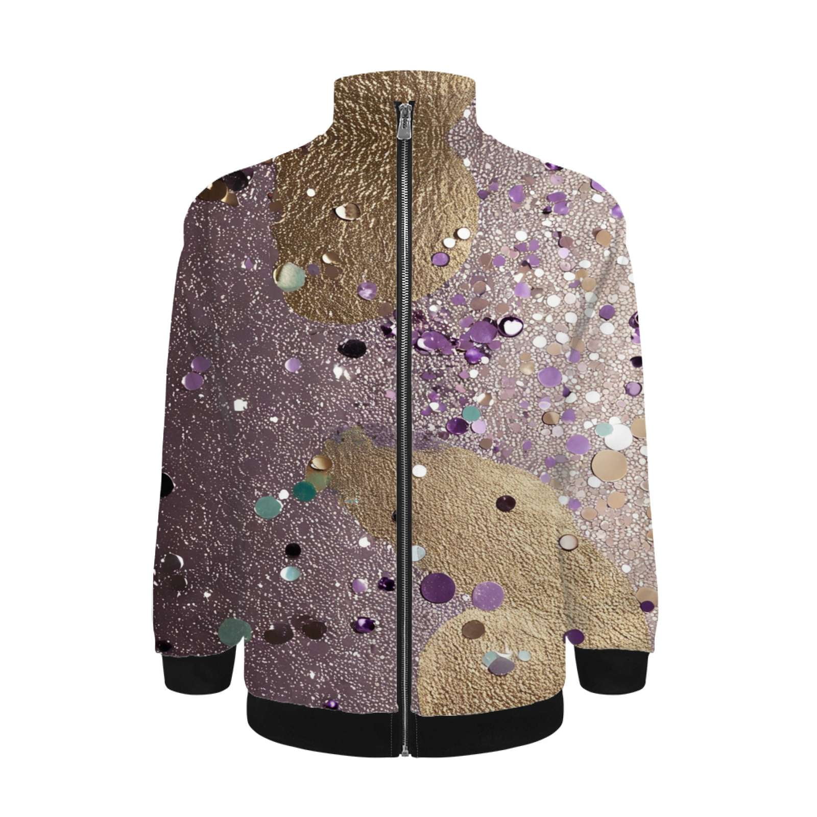 Glittery Marble Texture Jacket Men's Street Cool Long Sleeves Coat ...