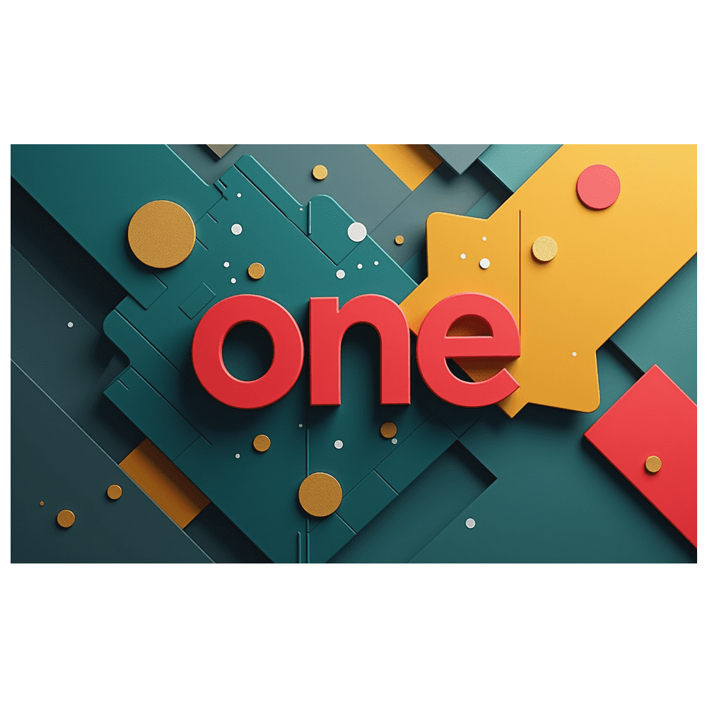 Glittery One Letter Banner for First Birthday Party Decorative Backdrop ...