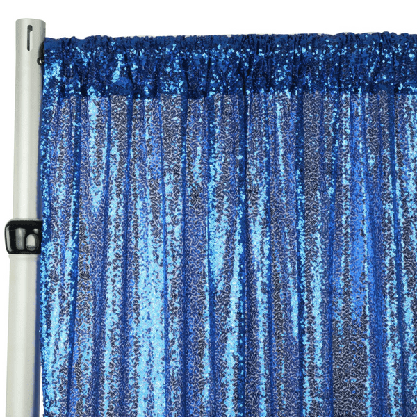 Glitz Sequin Mesh Net Photo Drape/Backdrop Panel Curtain w/4" Rod ...