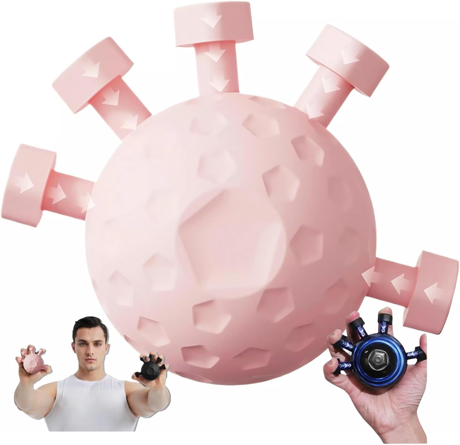 Glitzgrip Arm Builder 2025 New Hand Forearm Ball Strengthener and ...