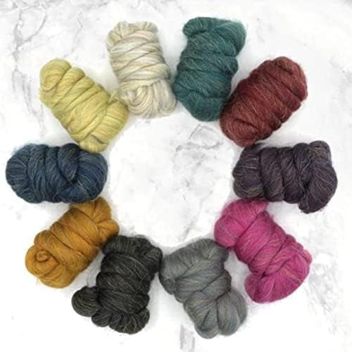 Glitzy Glam Variety Pack | 10 Luxurious Blended Colors of Merino Wool ...