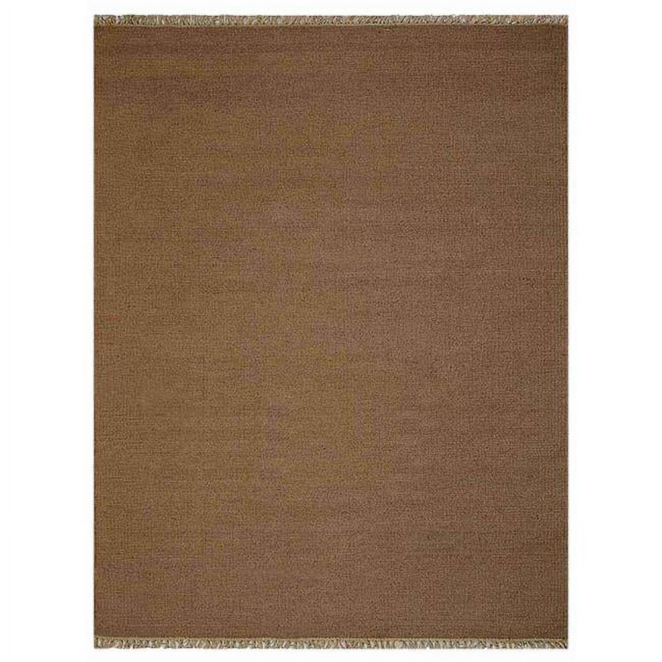 Glitzy Rugs Hand Woven Flat Weave Solid Kilim Wool Area Rug - Cream - 7 ...