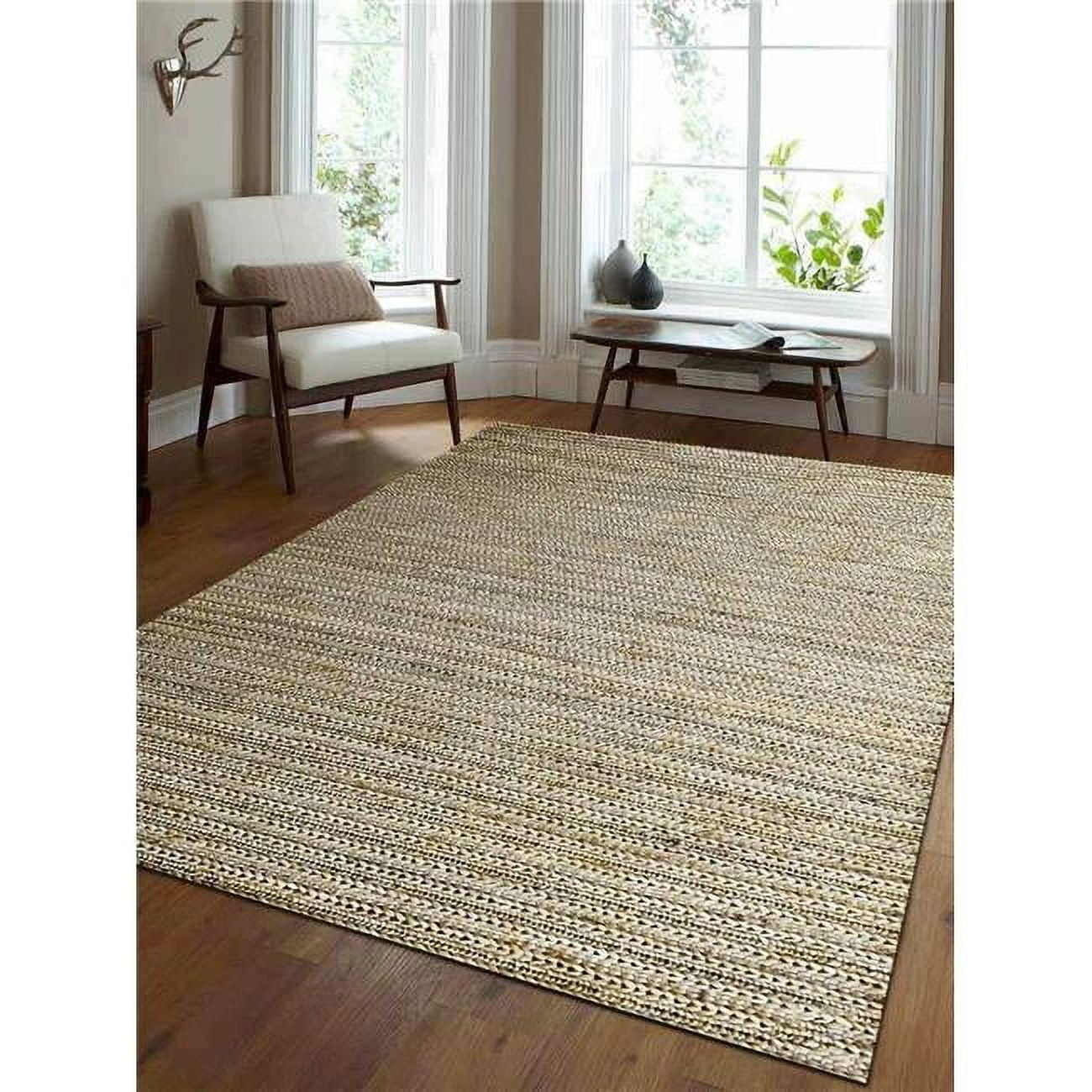 Glitzy Rugs UBSJ00012S0017A1 Hand Knotted Sumak Jute 3 x 5 ft. Eco ...
