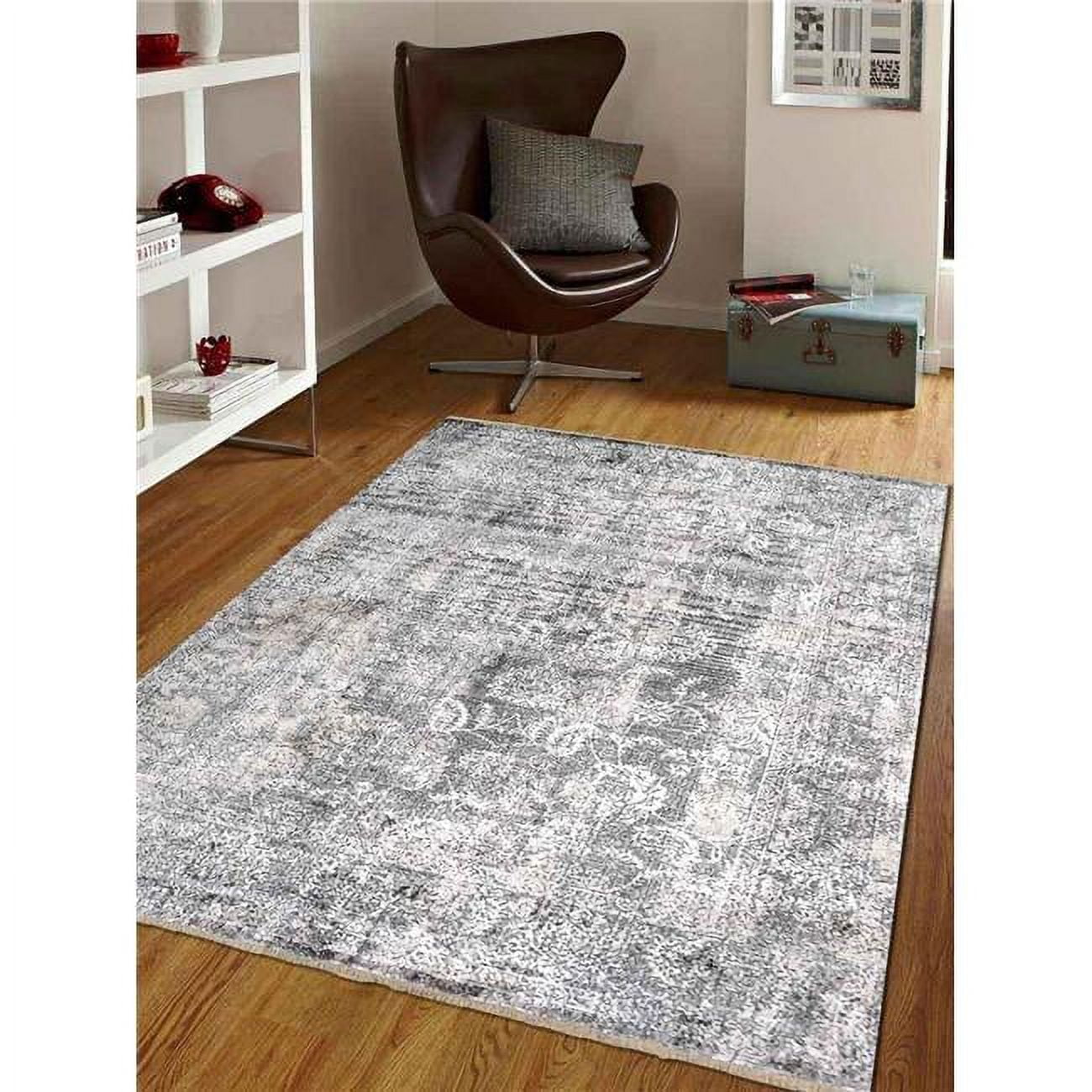Glitzy Rugs UBSM00080C0004A11 6 x 9 ft. Machine Woven Crossweave ...