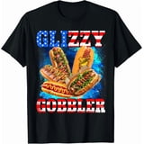 Glizzy Gobbler Funny Hotdog 4Th Of July Bbq Patriotic Usa T-Shirt ...