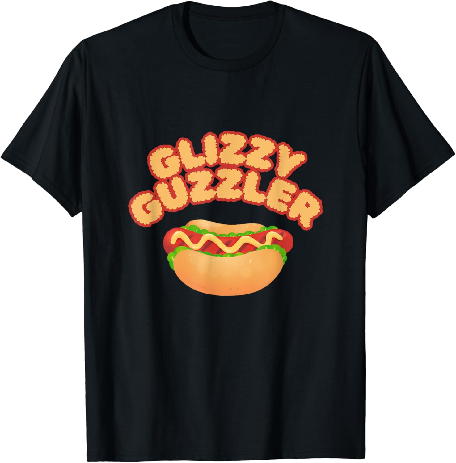 Glizzy Guzzler Hot Dog Gobbler Hotdog Lover T-Shirt - Walmart.com