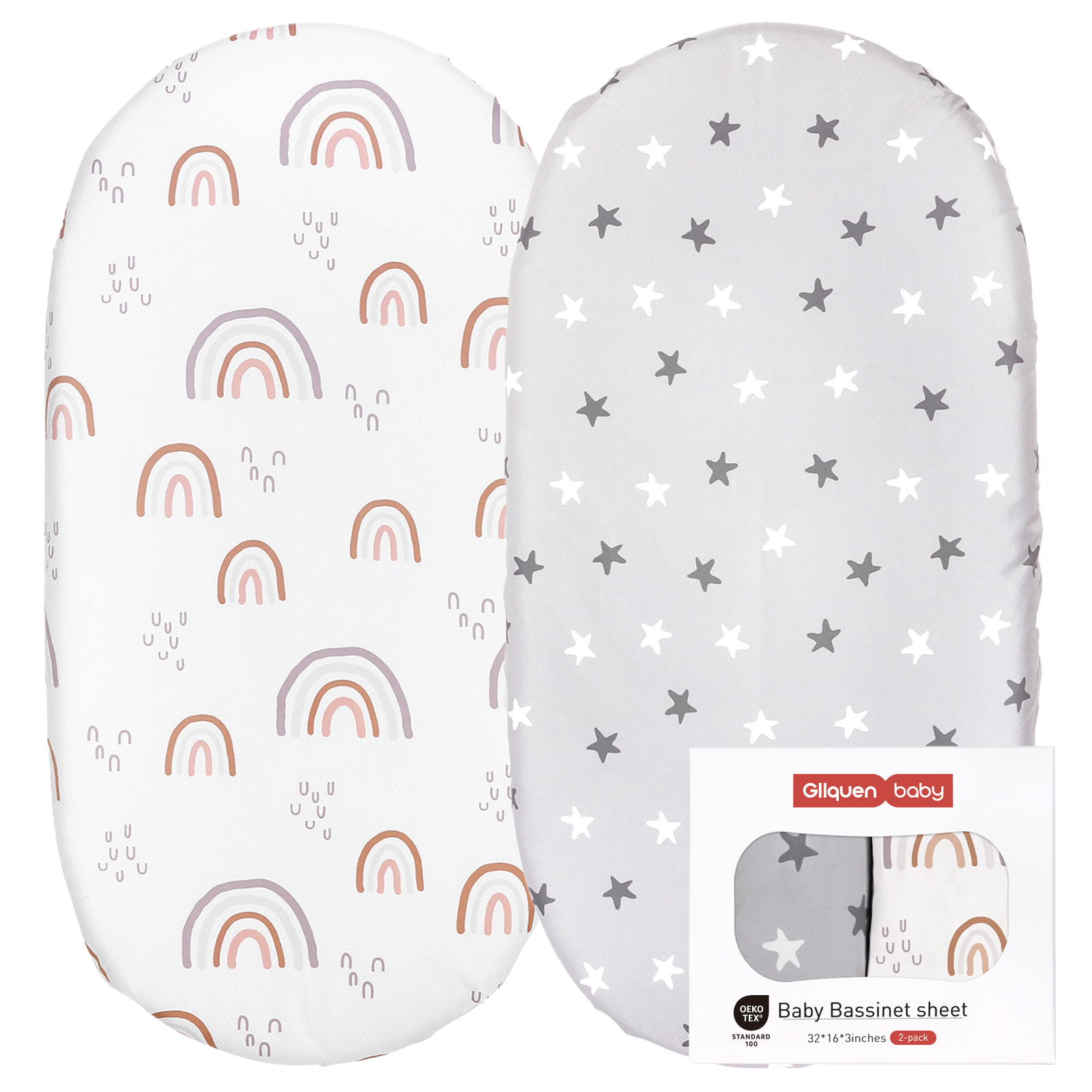Luvable Friends Baby Boys' and Girls' Fitted Crib Sheet and Fitted Pack ...