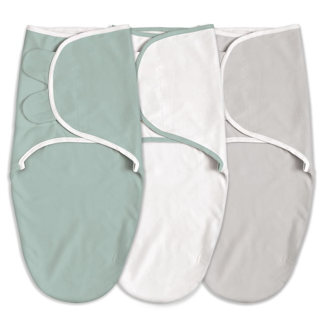 Gllquen Baby Organic Cotton Original Swaddle Blankets 3-Pack For ...