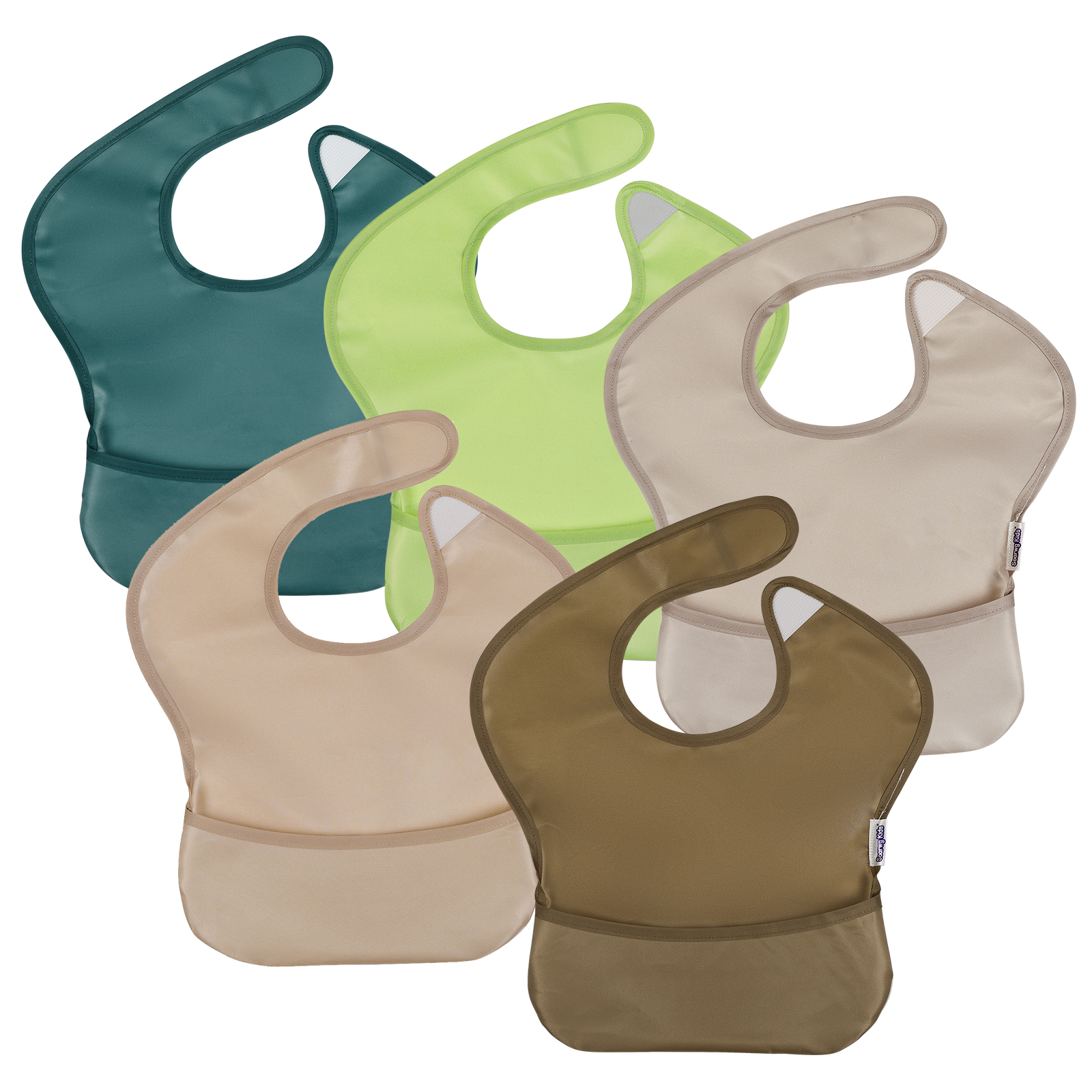 Hudson Baby Infant Girl Cotton Bibs 7pk, Princess, One Size - Walmart.com