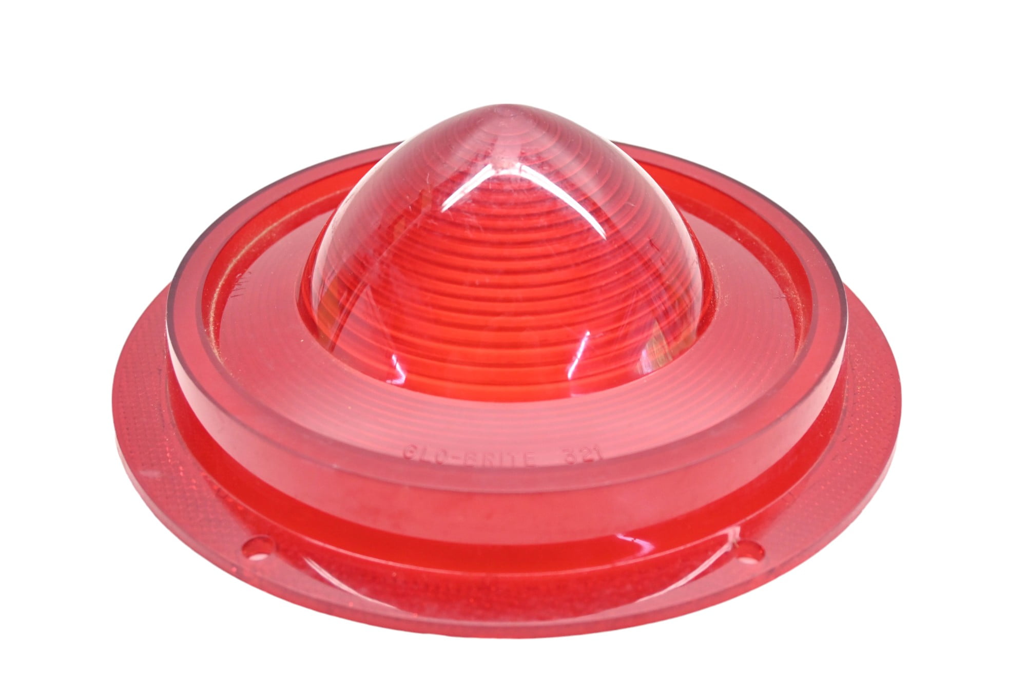 Glo-Brite 321 Red Plastic 8" Taillight Lens NOS - Walmart.com