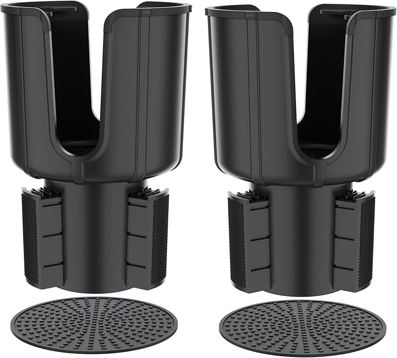 GloBosenPur Car-Cup-Holder-Expander for Car Organizer with Adjustable Base,Compatible with Yeti ...