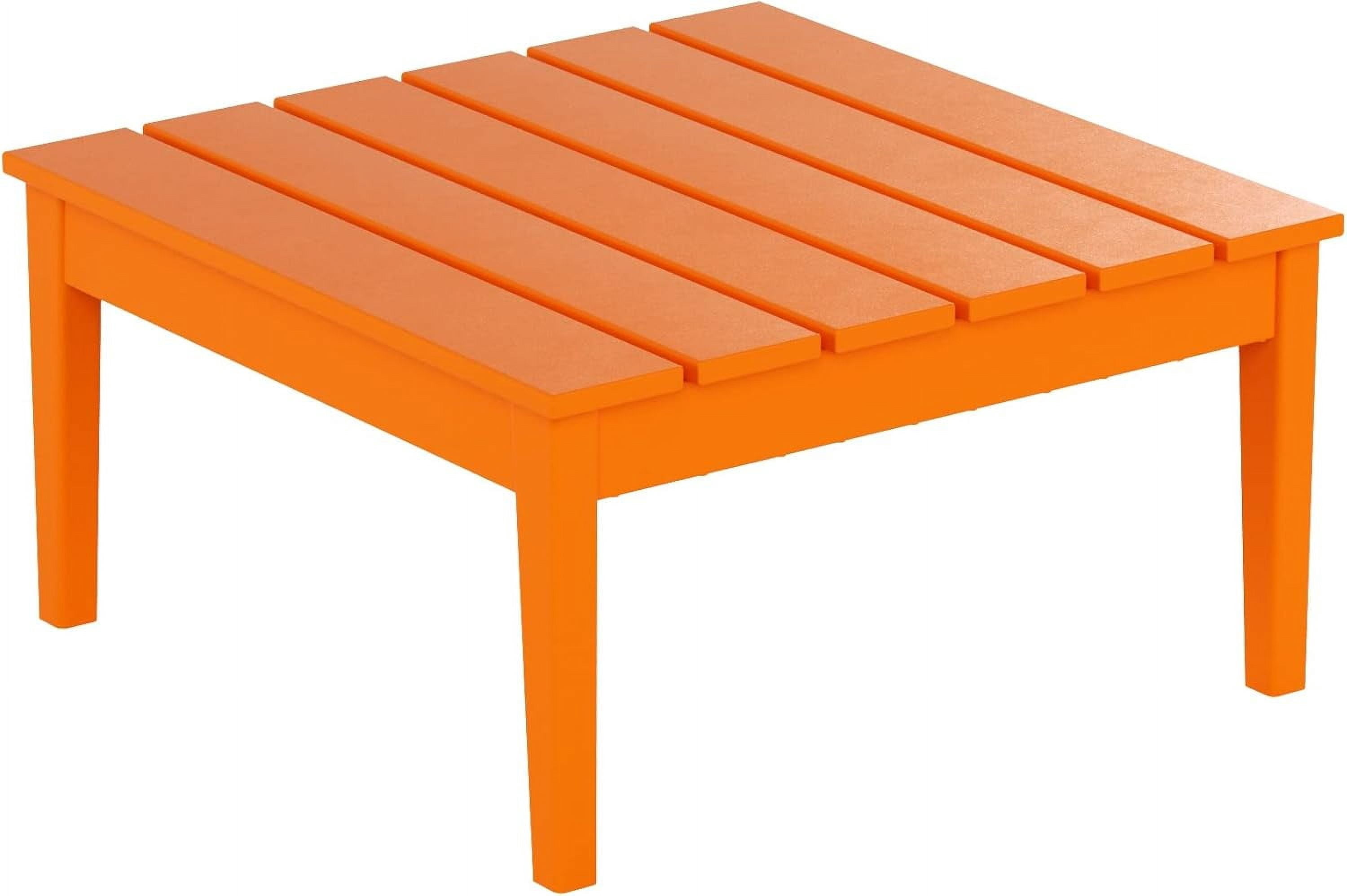GloCart Outdoor Coffee Table, 32 Inch Square Patio Table, All-Weather ...