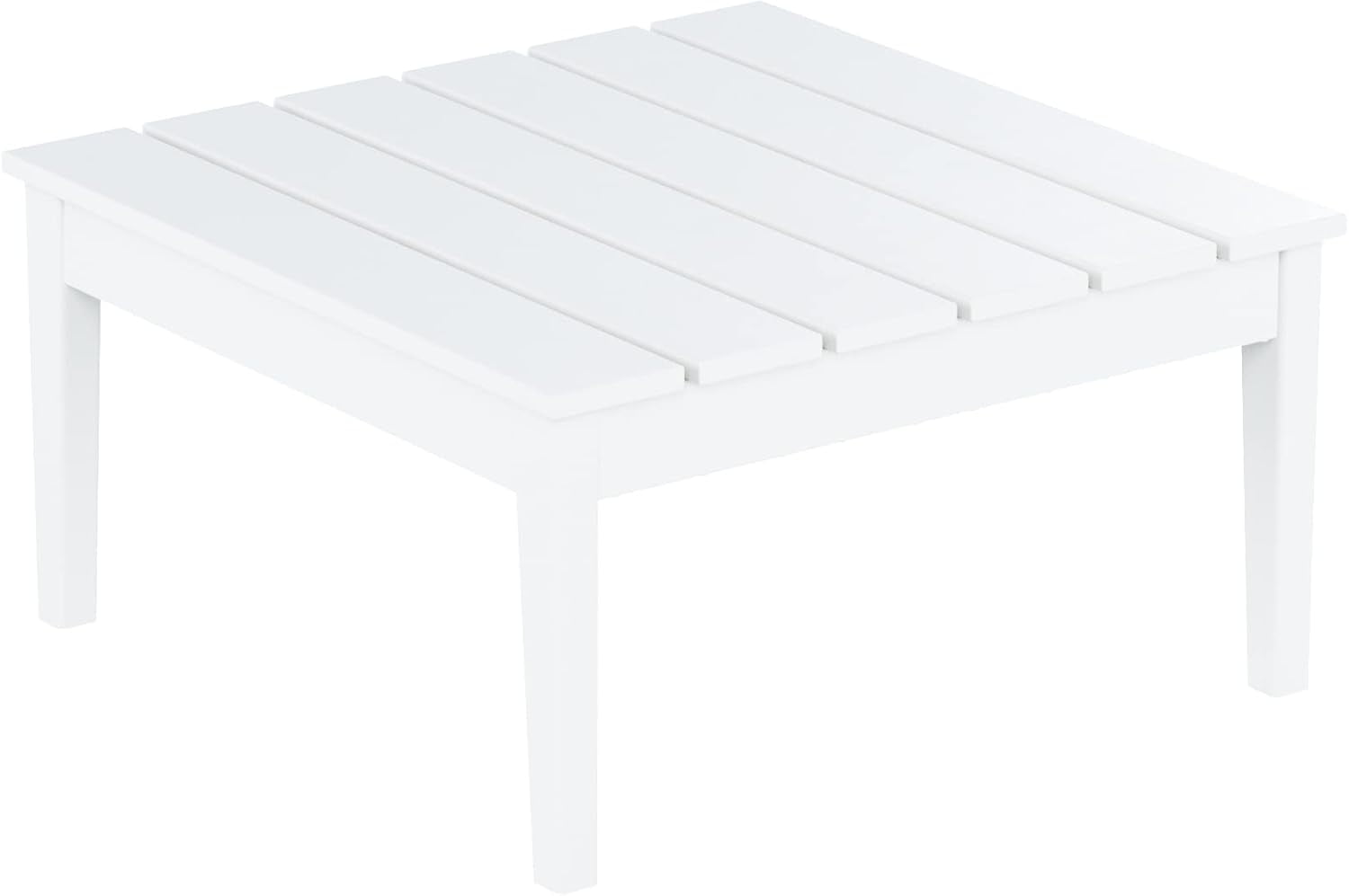 GloCart Outdoor Coffee Table, 32 Inch Square Patio Table, All-Weather ...