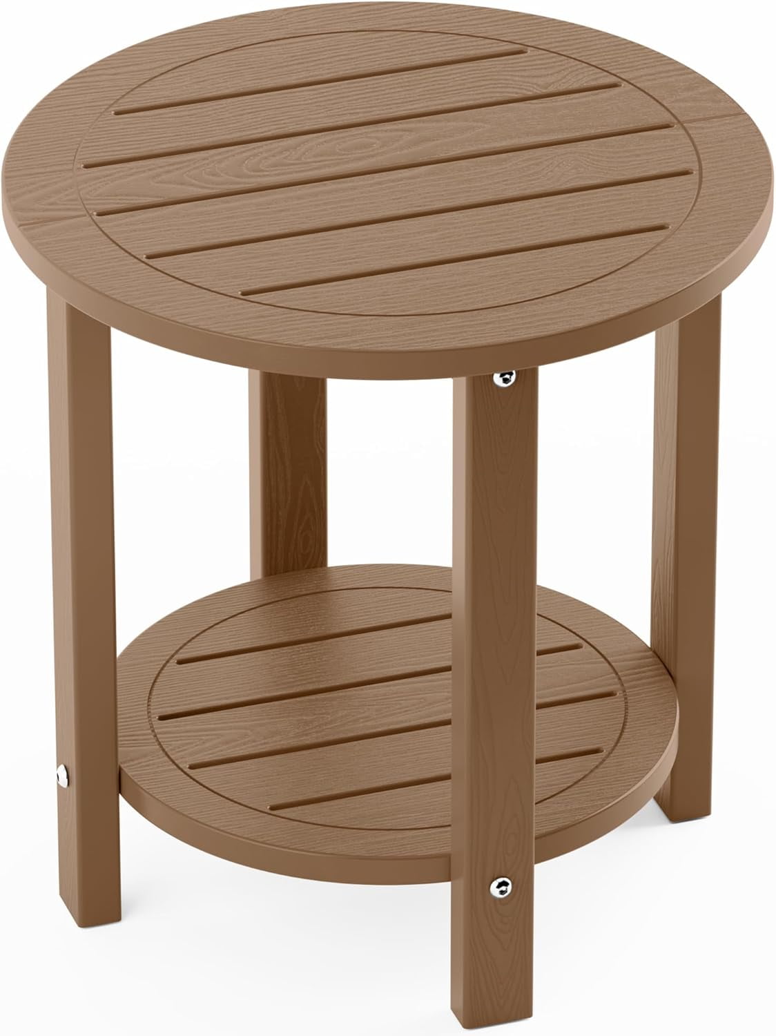 GloCart Outdoor Side Table 2-Tier HIPS Adirondack Patio End Tables ...