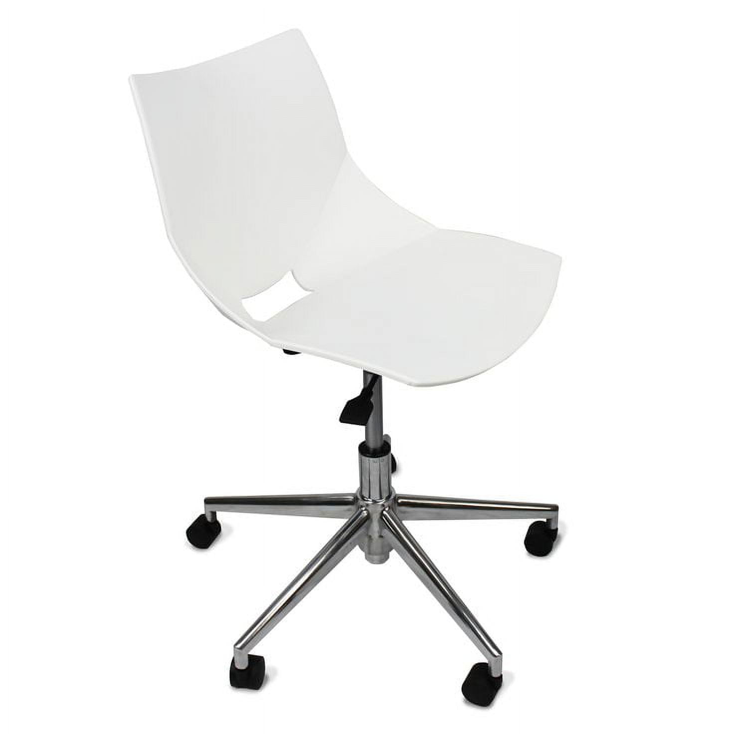GloDea Shell Office Chair White - Walmart.com