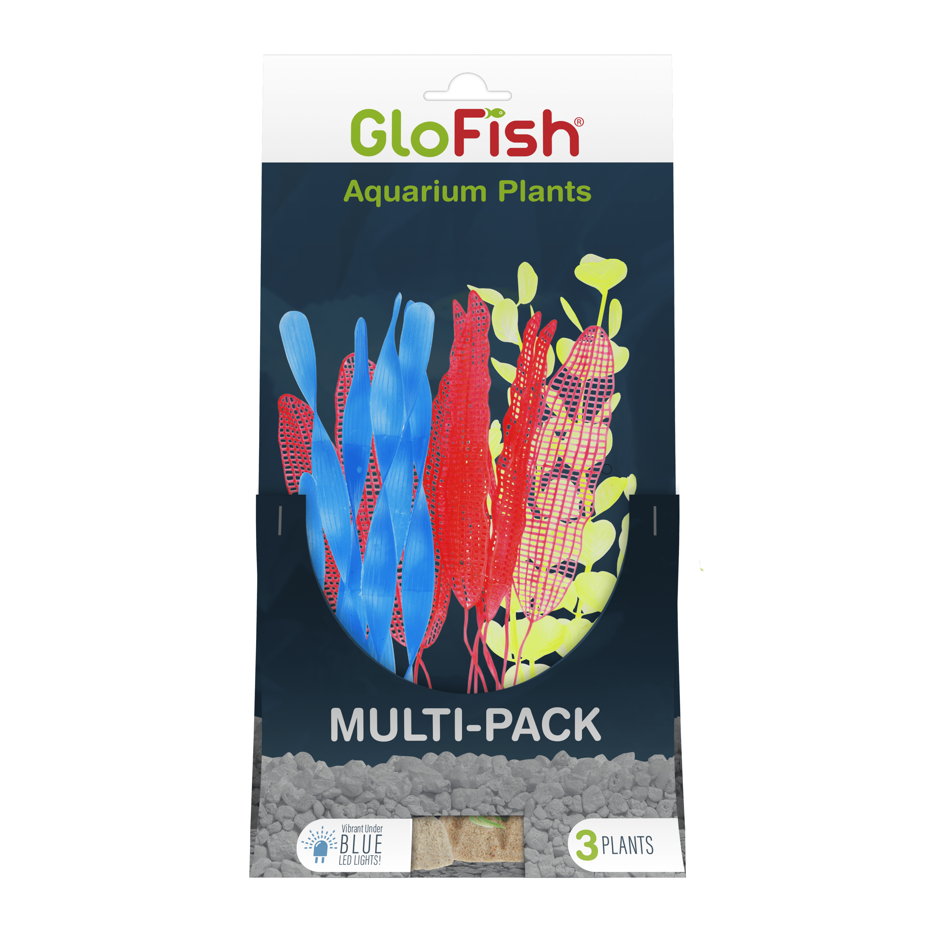 GloFish Plant Aquarium Décor, Multipack, 3 Plastic Plants - Walmart.com