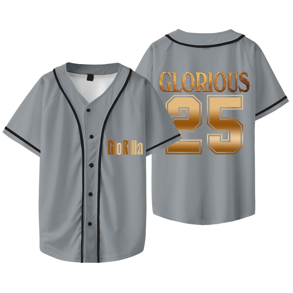 GloRilla 25 Baseball Jacket Tee The Glorious Tour 2025 Merch Jersey ...