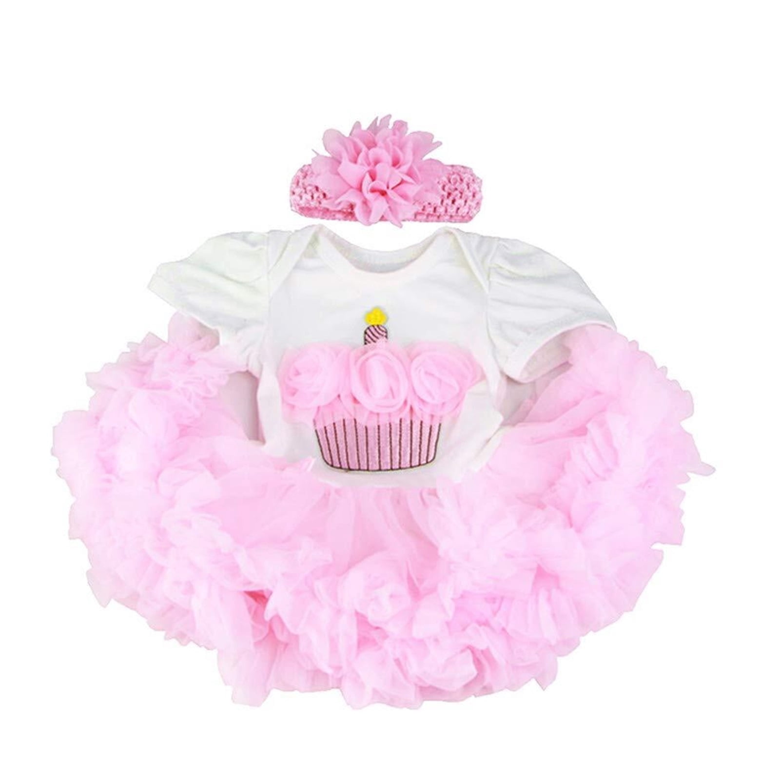 GloTide Pink Crown Reborn Baby Dolls Clothes for 20-23 Inch Pure ...