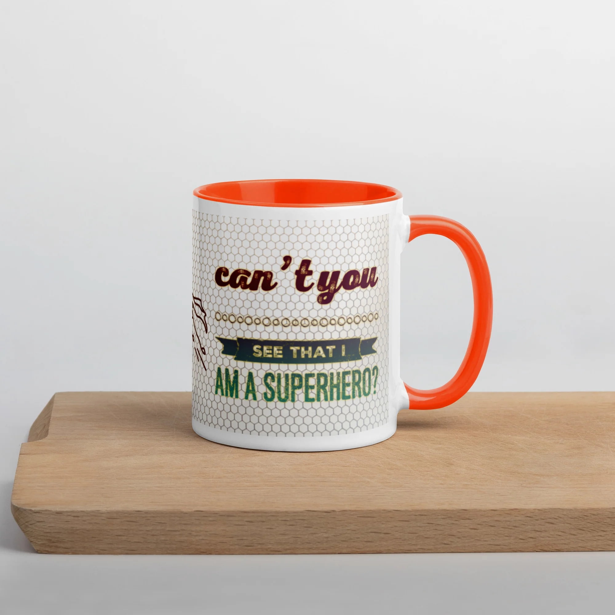 GloWell Designs - Mug with Color Inside - Affirmation Quote - I Am A Superhero - Walmart.com