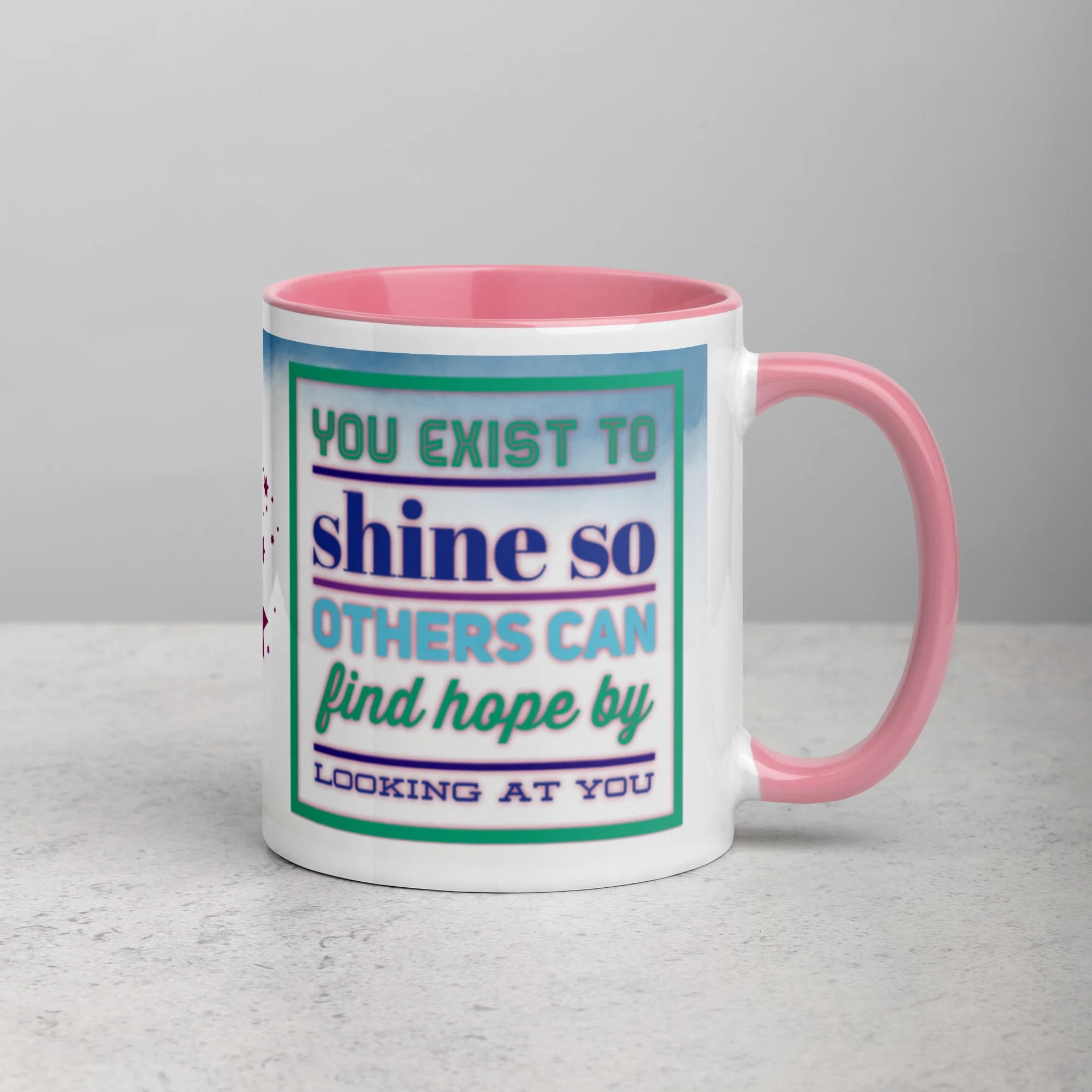 GloWell Designs - Mug with Color Inside - Motivational Quote - You ...