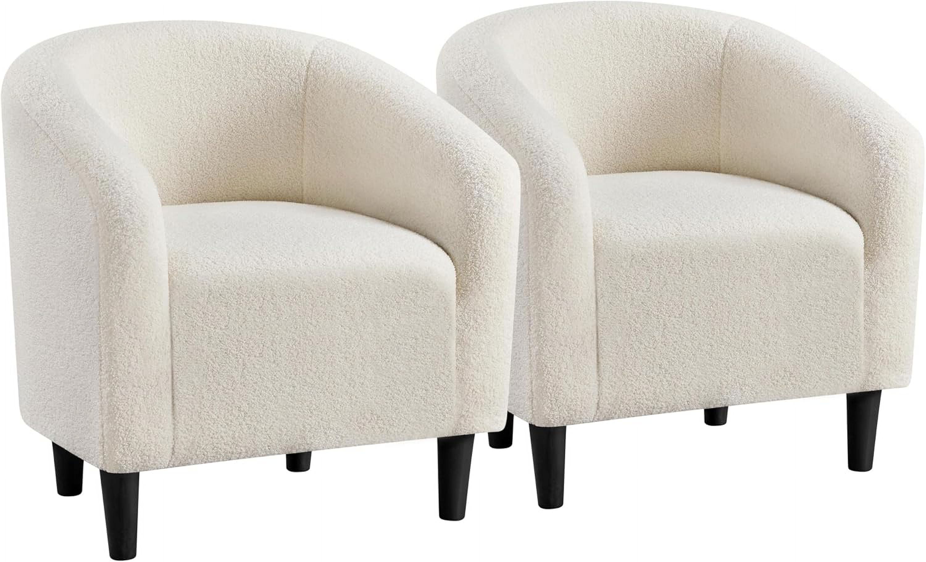 Gloaa Chairs, Furry Accent Chairs, Sherpa Chairs with Soft Padded ...