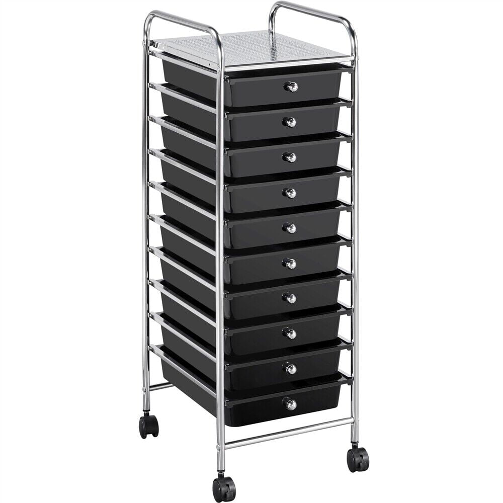 Gloaa Classics Rolling Utility Organizer Storage Cart, for Home Office ...