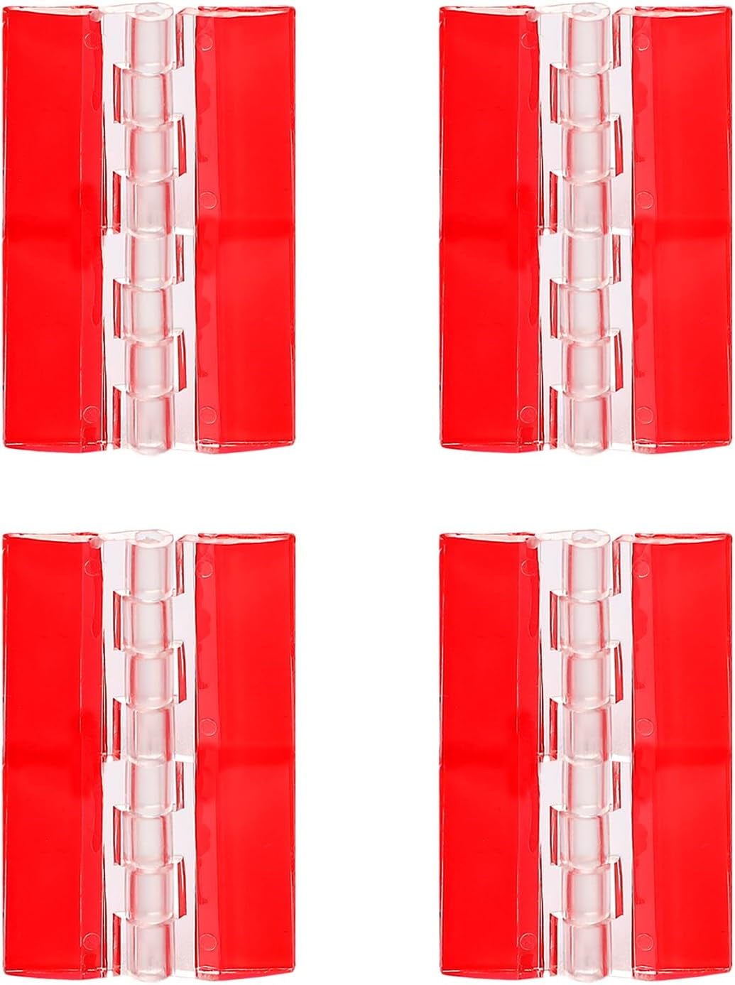 GlobaShun 12 Pcs Acrylic Hinge Clear Acrylic Mini Hinge Transparent ...