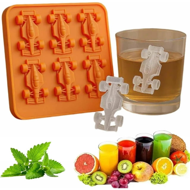 GlobaShun 2025 New F1 Ice Mold, F1 Racing Car Ice Mold, Silicone Racing ...