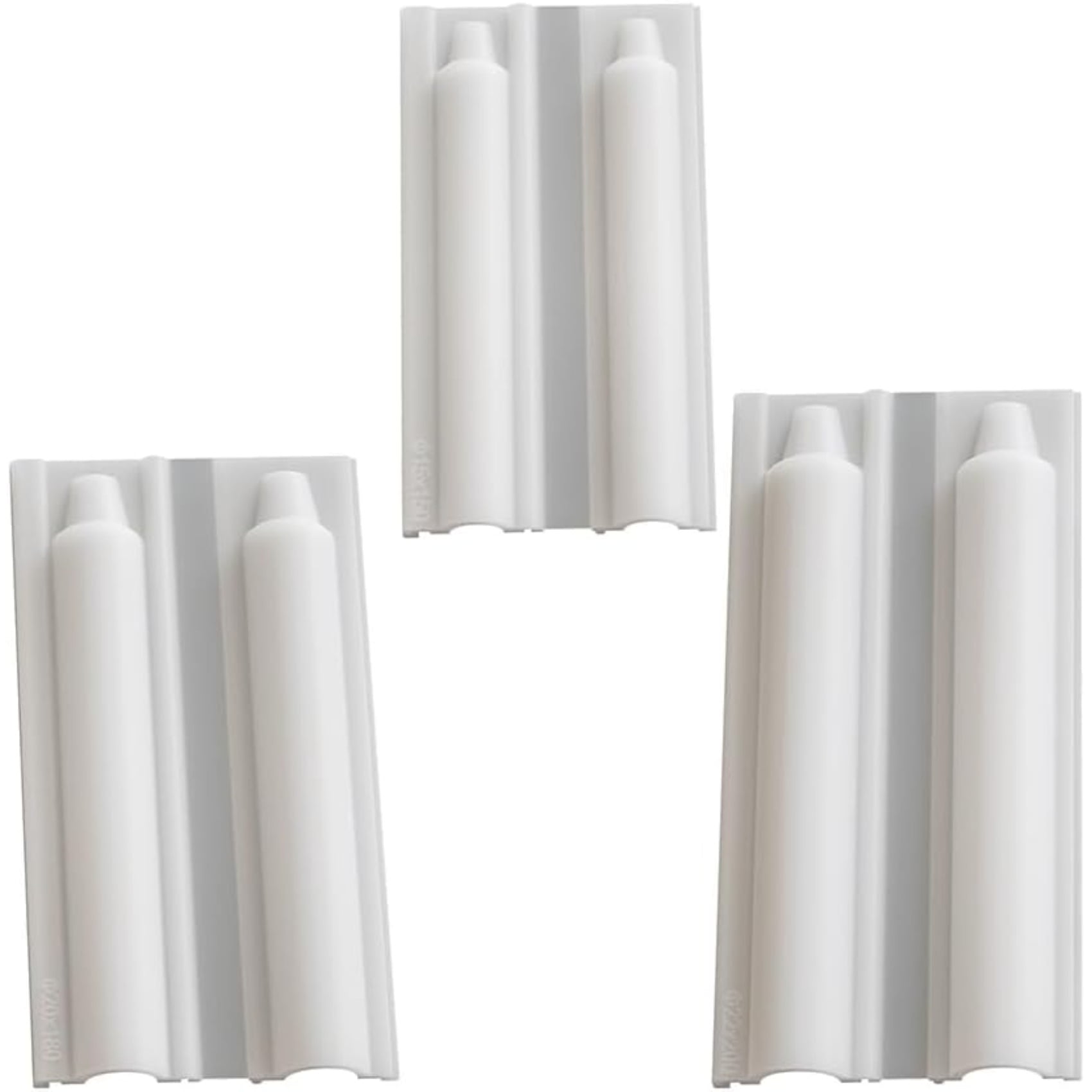 GlobaShun 3 Pcs Long Cylinder Silicone Candle Molds, Pillar Cylinder ...