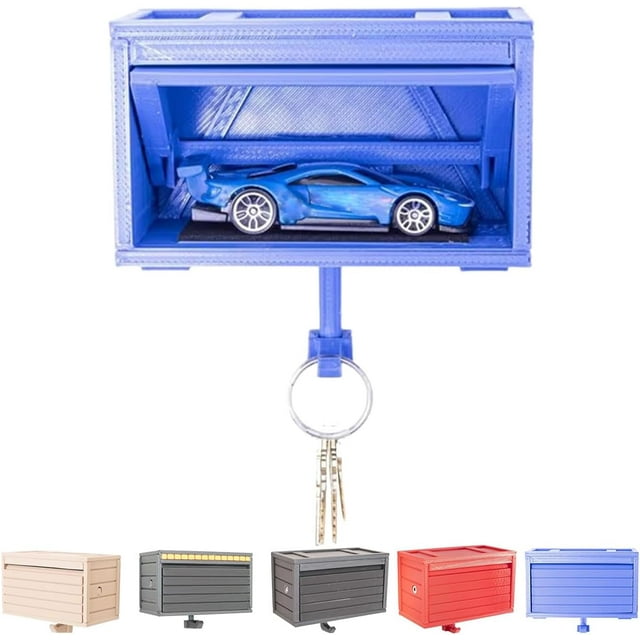 GlobaShun Car Garage Key Holder with Opening Door, Key Holder for Wall ...