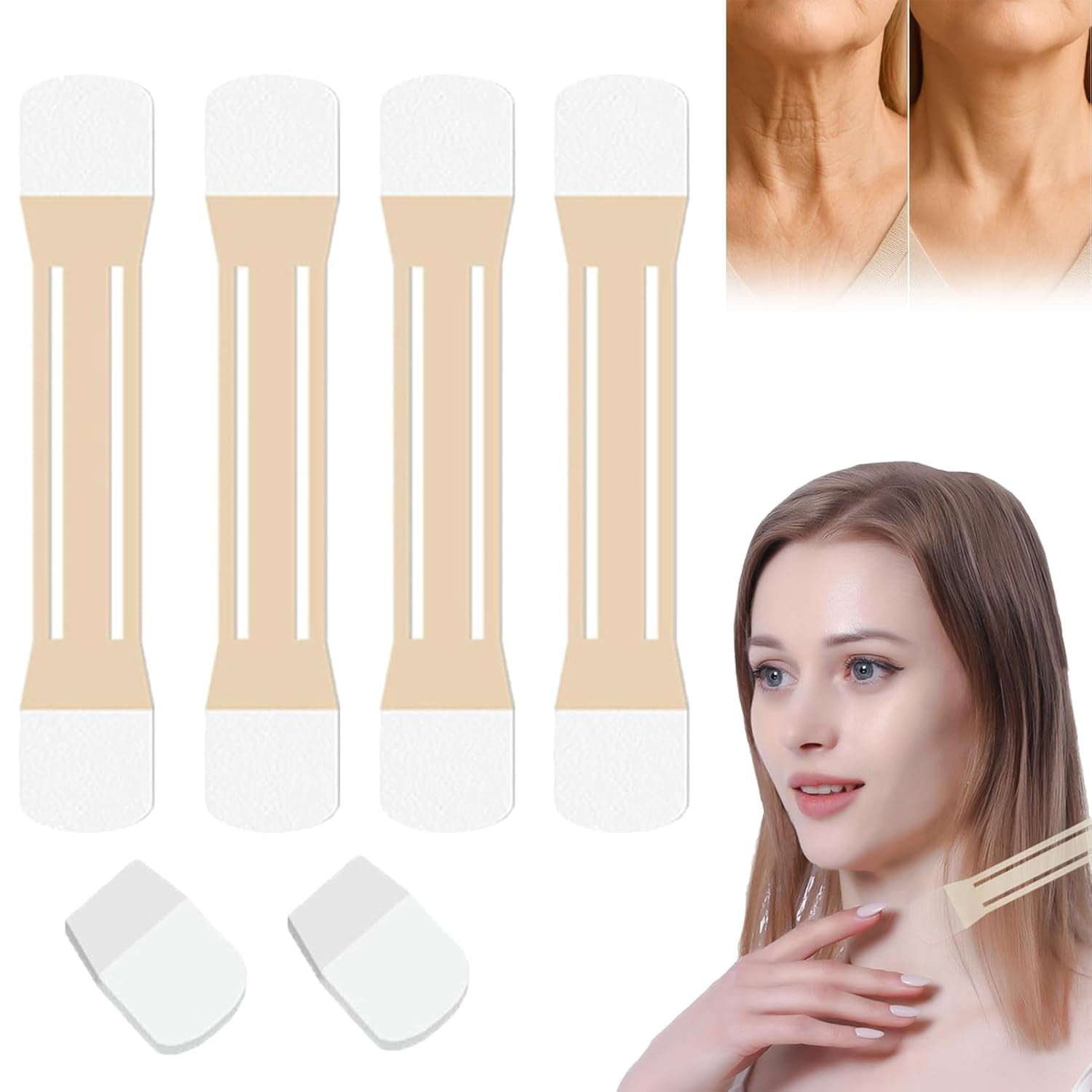 GlobaShun Instant Neck Tape, Official Neck Tape, Smooths Skin in ...