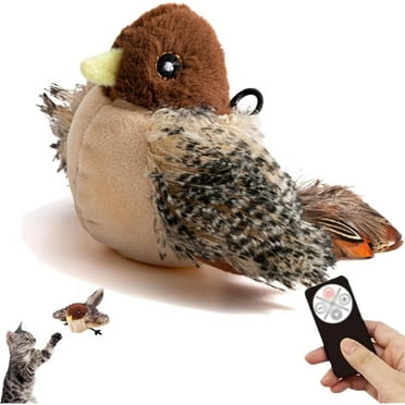 The Mellow Dog Calming Sparrow, Calming Sparrow Toy with Chirping Sound ...