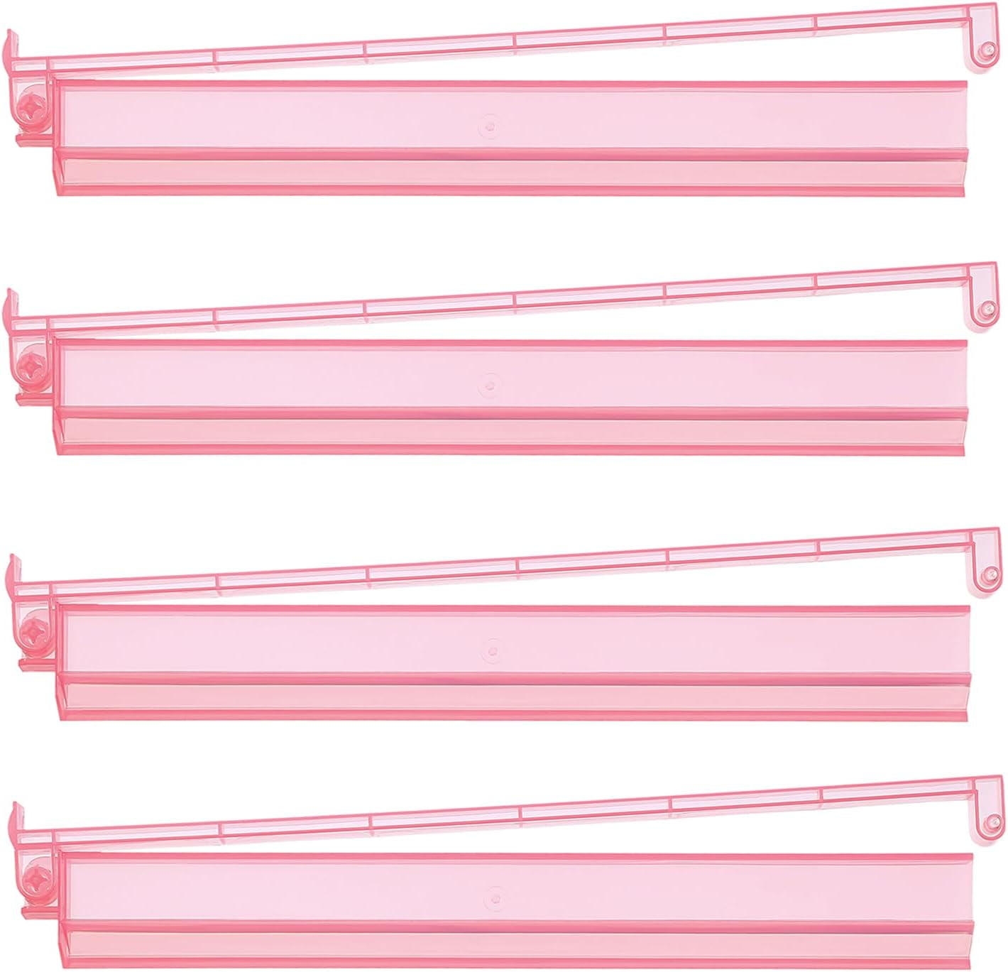 GlobaShun Mahjong Racks with Pushers Acrylic 4PCS Set 18.5in American ...