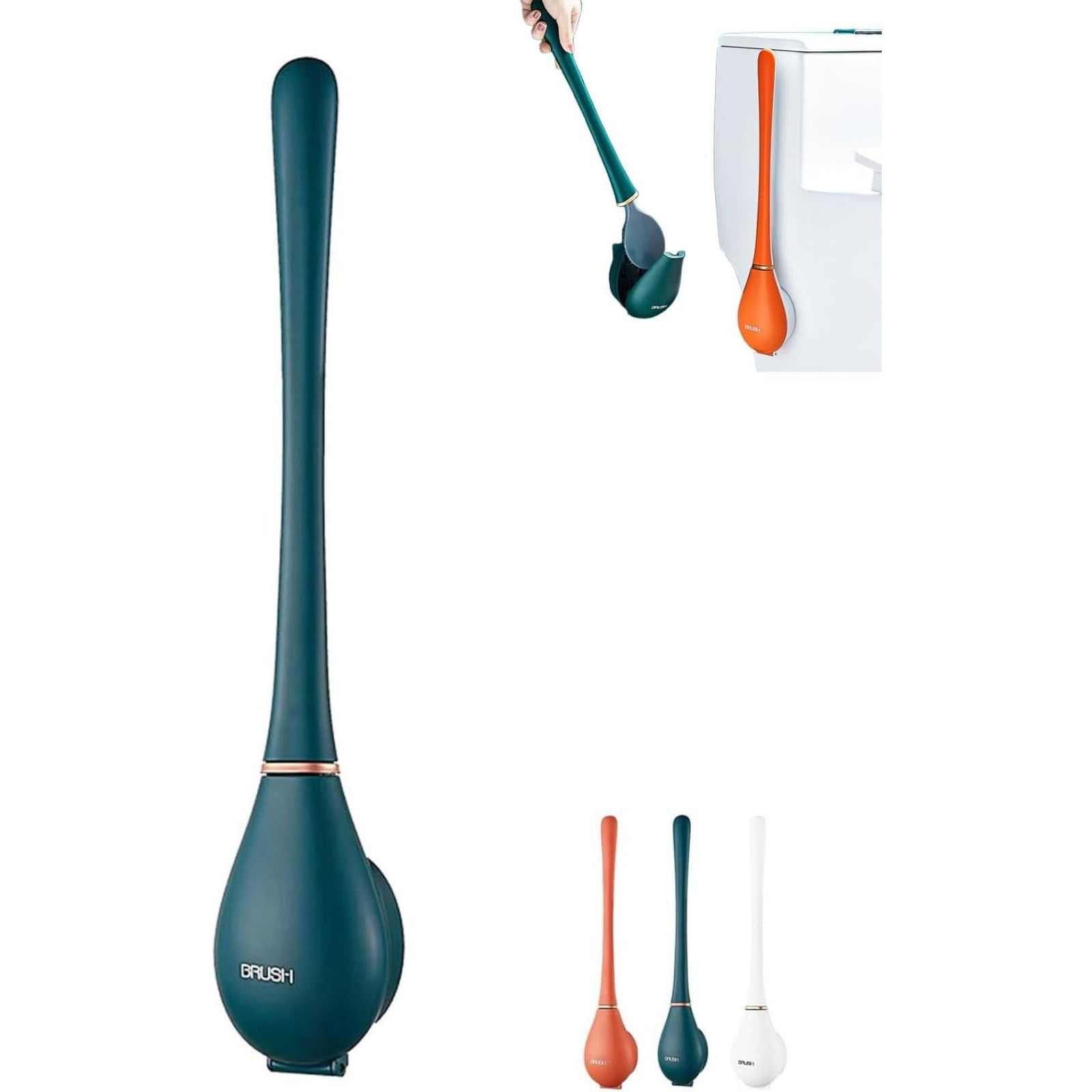 GlobaShun Modern Flexible Silicone Toilet Caspa for Home, Silicone ...