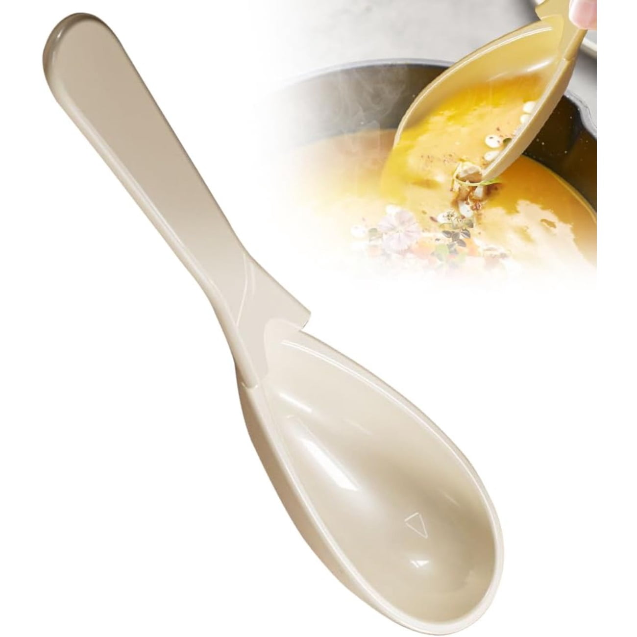 GlobaShun Non-Slip Bowl Spoon, 2025 New Notch and Hook Style Kitchen ...