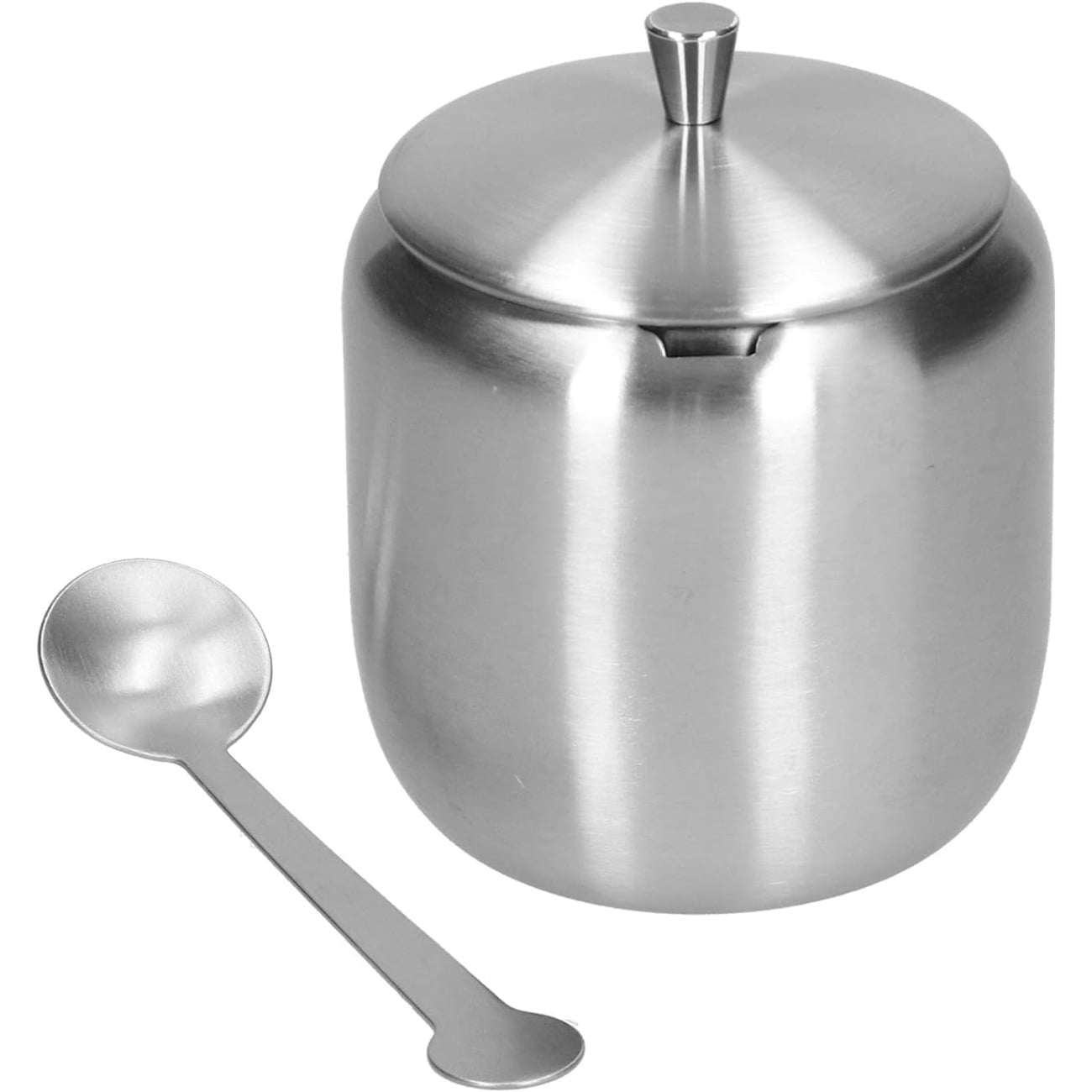 GlobaShun Stainless Steel Creamer Pitcher Seasoning Pot With Spoon And ...