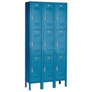 Global Industrial 16 Person Locker, 12 x18x12, Unassembled, Gray ...
