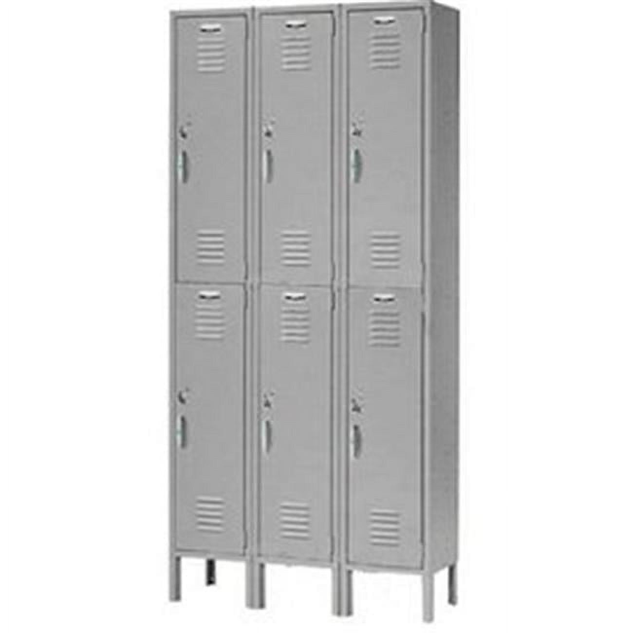 Global 652047GY 12 x 15 x 36 in. Capital Double Tier 6 Door Ready to ...