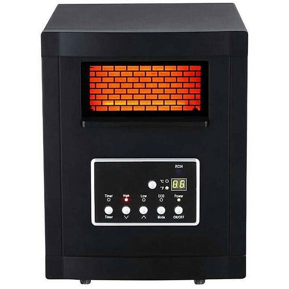 Global Air Large Room Infrared Quartz Heater with Remote - Walmart.com