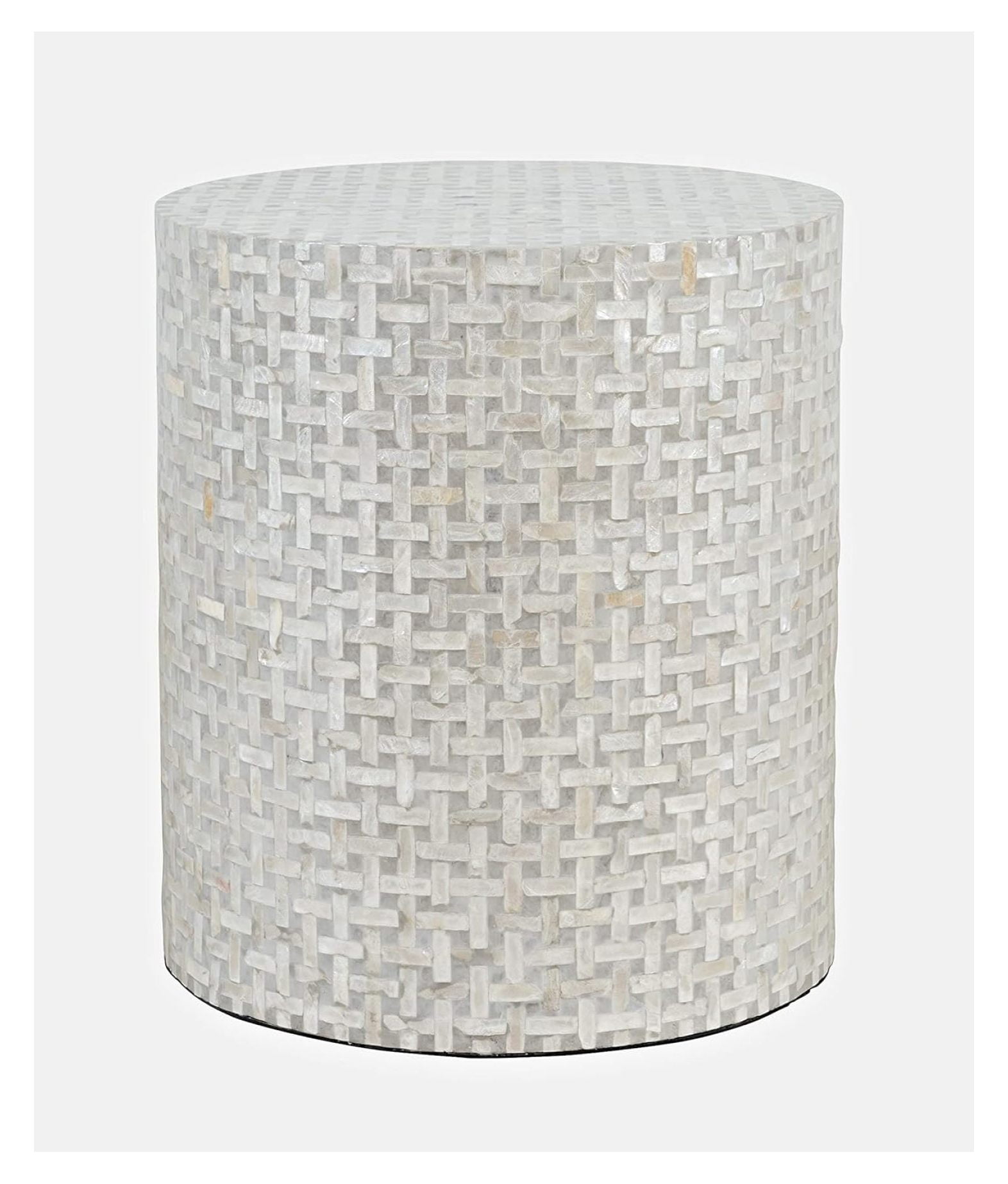 Global Archive Handcrafted Capiz Shell Terrazzo Modern Accent End Table ...