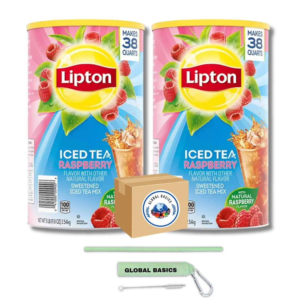 The Global Basics Sweetened Iced Tea Powdered Drink Mix | Pack of 2 ...