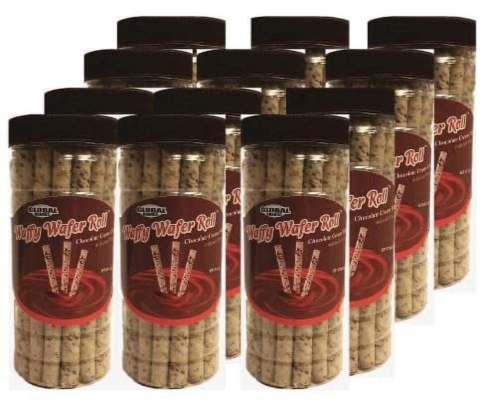 Global Brands Waffy Wafer CM31 Rolls, 12-5.68oz tubs (Pack of 12 ...