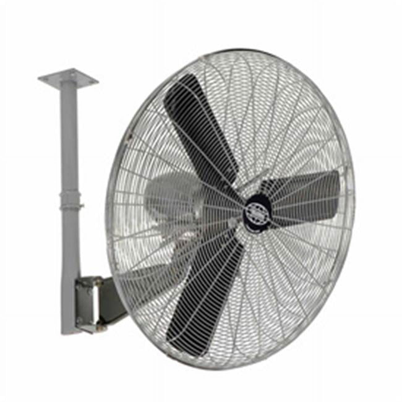 Global Ceiling Mount Fan - Black - Gray & Silver - 24 in. dia ...